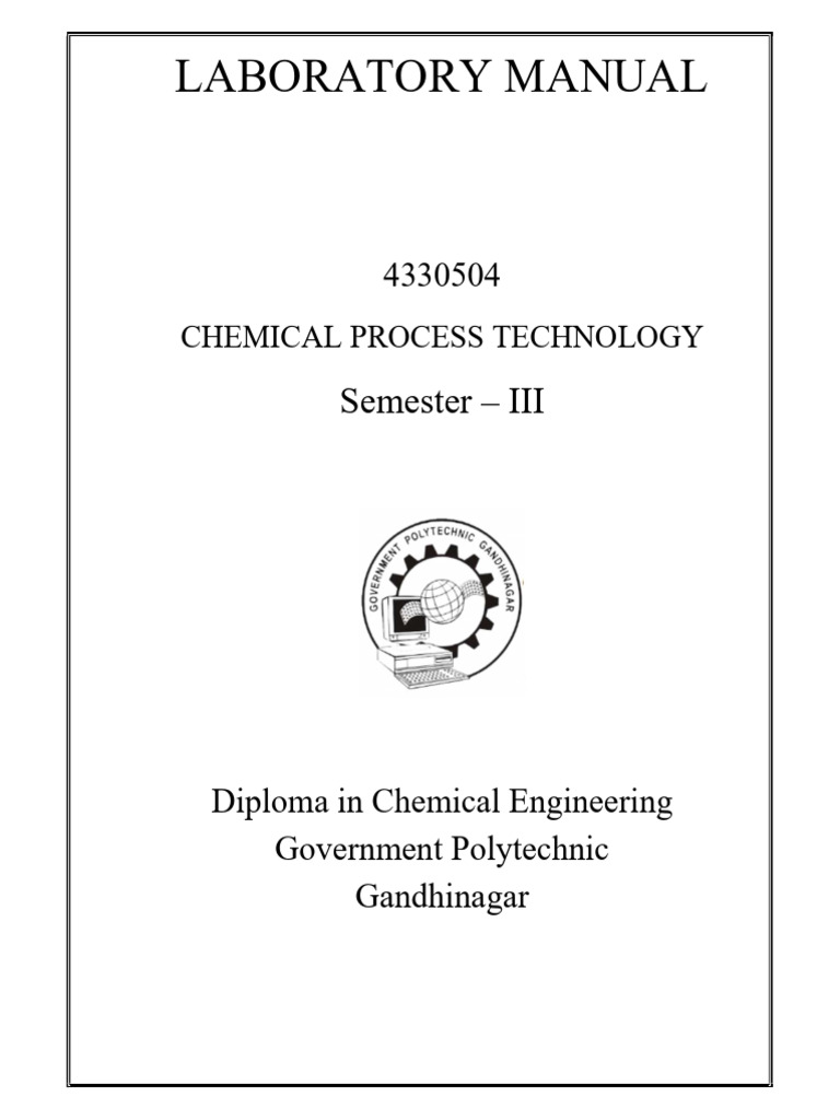 CP Lab Manual | PDF | Potassium Chloride | Sodium Hydroxide