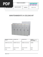 INSTRUCTIVOS DE MANIOBRAS DE CELDAS MT (002) | PDF | Cambiar | Relé