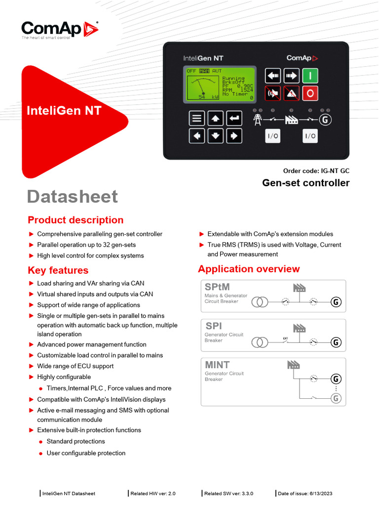 Inteligennt GC Datasheet | PDF | Power Supply | Mains Electricity