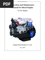 186f Diesel Engine Repair Manual | PDF | Engines | Diesel Engine