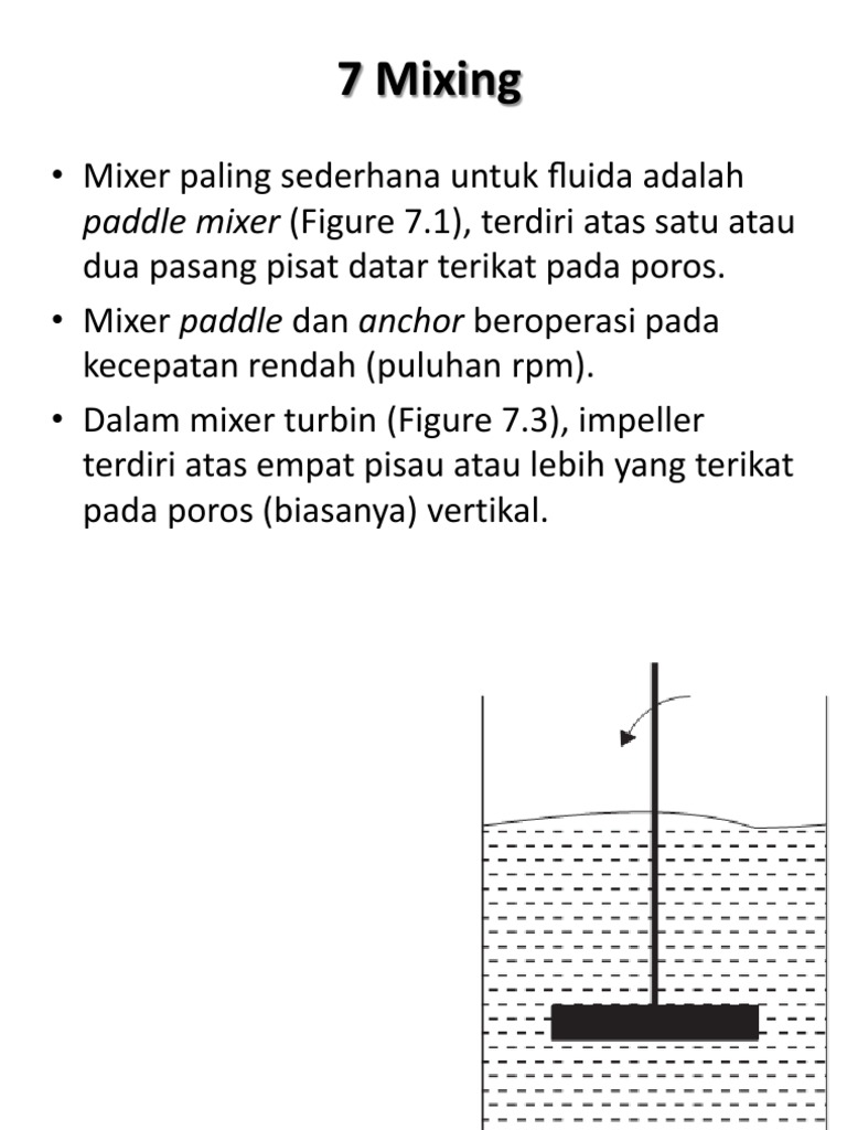 07 Mixing - Food Process Engineering Technology | PDF | Applied And ...