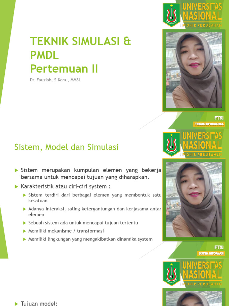 PERTEMUAN 2 (Pengantar Simulasi Pemodelan) | PDF | Teknologi & Rekayasa