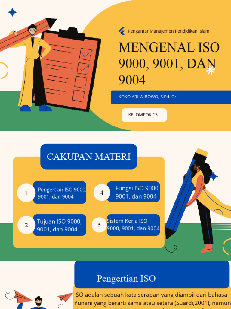Memahami ISO 9000, 9001, Dan 9004. Koko Ari Wibowo. 2320200013. | PDF