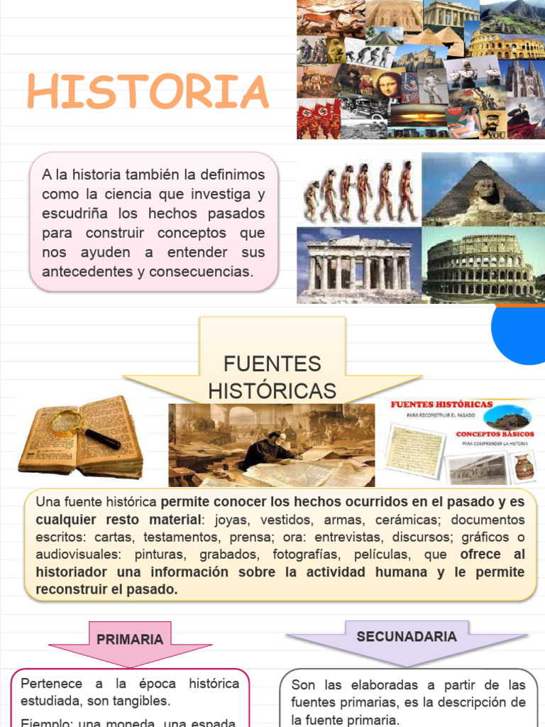 Definición y Fuentes de la Historia | PDF
