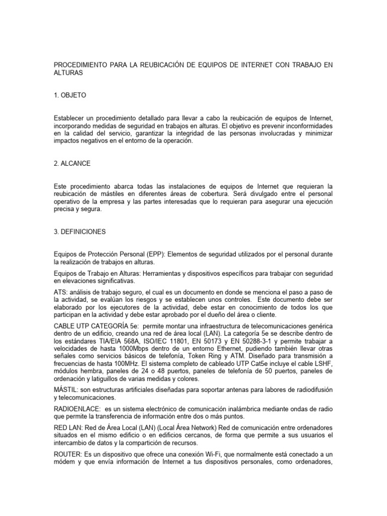 Reubicación Segura de Equipos HMV | PDF | Red de computadoras | Wifi