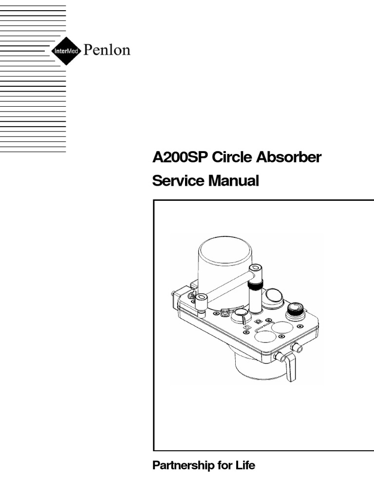 Penlon A-200-SP Circle Absorber - Service Manual (2005) | PDF
