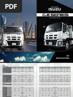Isuzu F Series Specification Sheet GCC | PDF | Truck | Diesel Engine