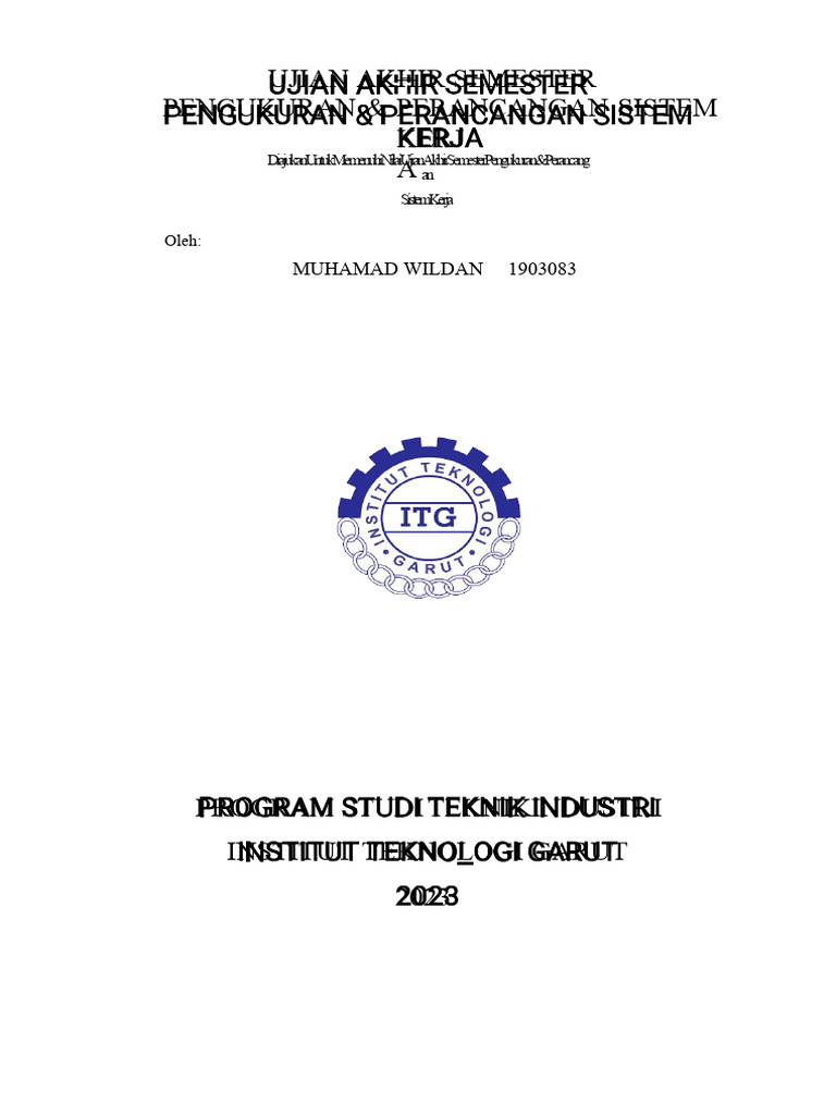 Muhamadwildan UAS PPSK | PDF