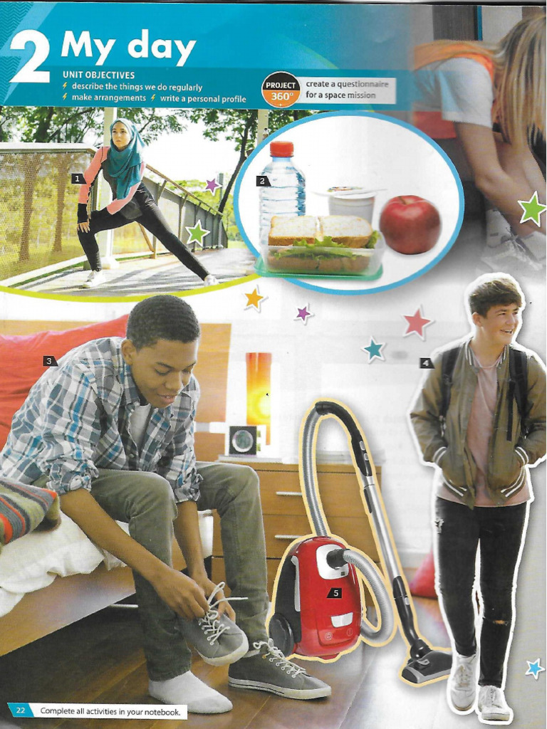 UNIT 2 - MY DAY (Pag.22 A 33) | PDF