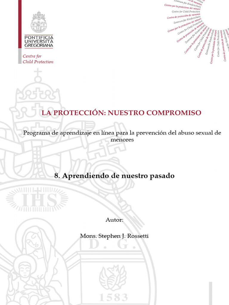 CCP LU 8 - Aprendiendo de Nuestro Pasado - 20-01-2016 - Coverpage | PDF