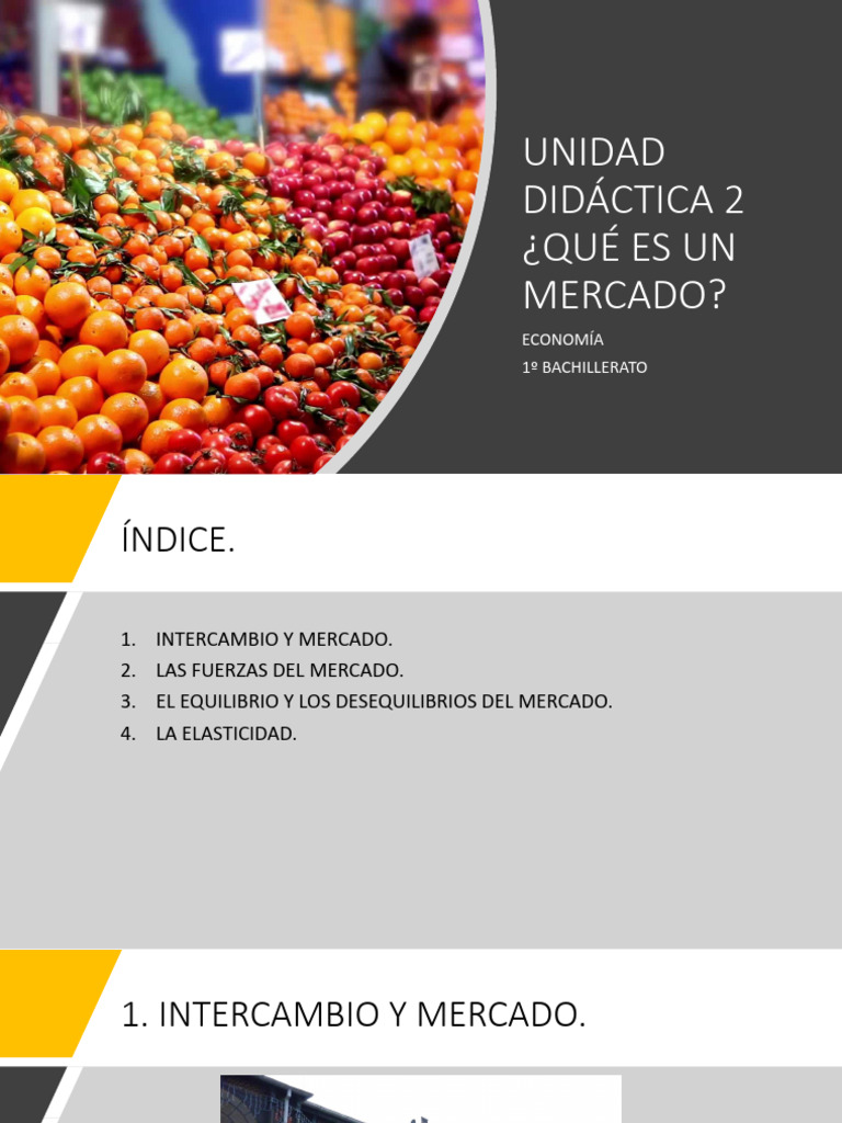 Tema 2. ECONOMÍA 1° Bach | PDF