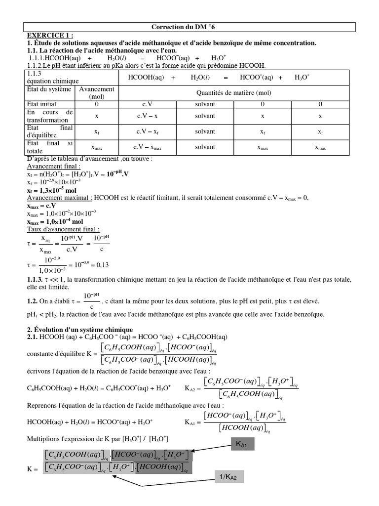 Correction Du DM6 | PDF