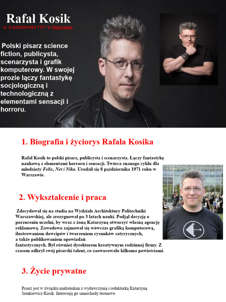 Rafal Kosik Prezentacja | PDF