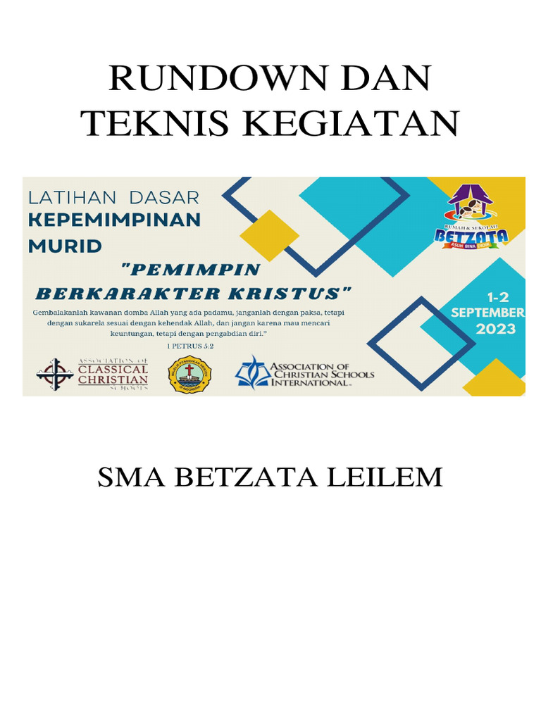 Rundown LDKM New | PDF