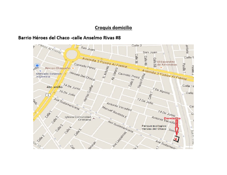 Croquis Mi Domicilio | PDF