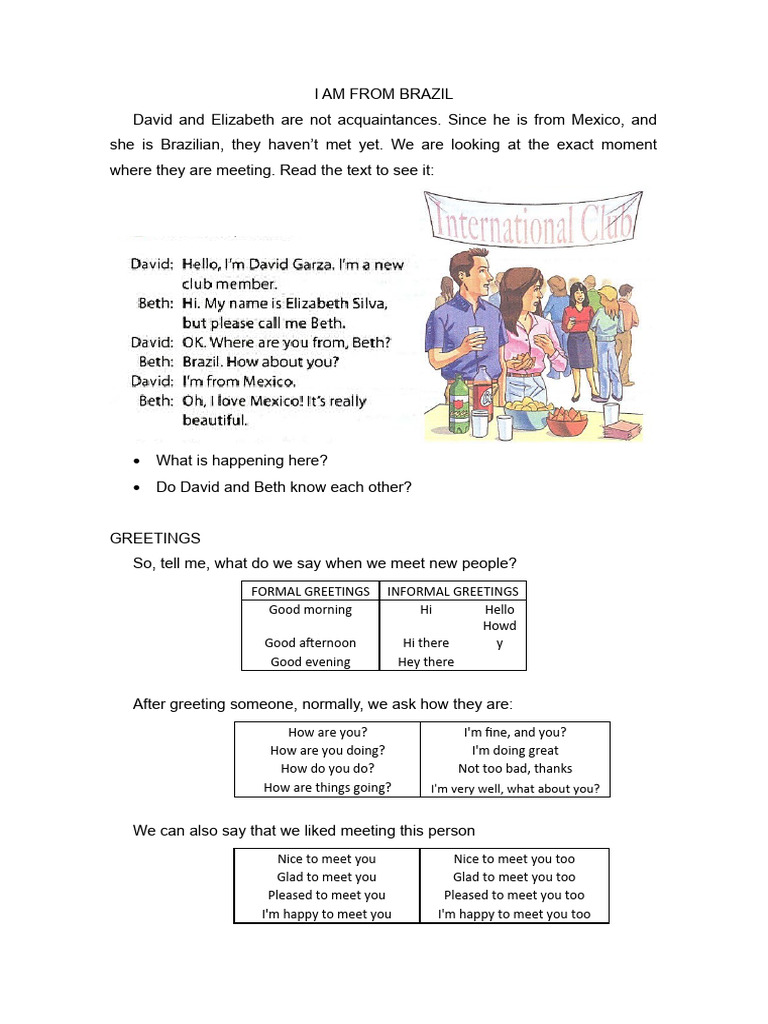1 - I Am From Brazil | PDF
