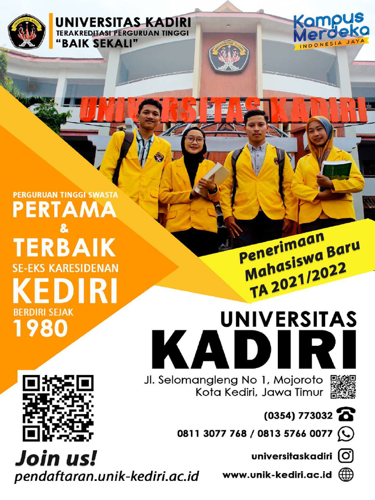 Brosur Universitas Kadiri | PDF