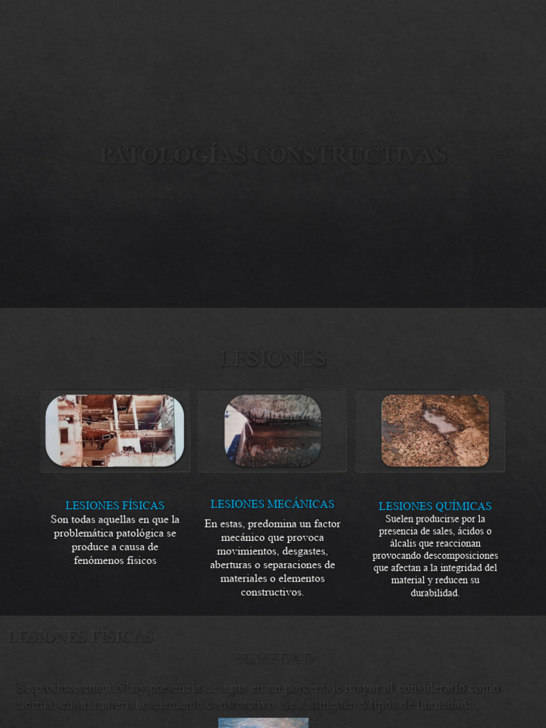 Patologías Constructivas | PDF | Condensación | Rieles