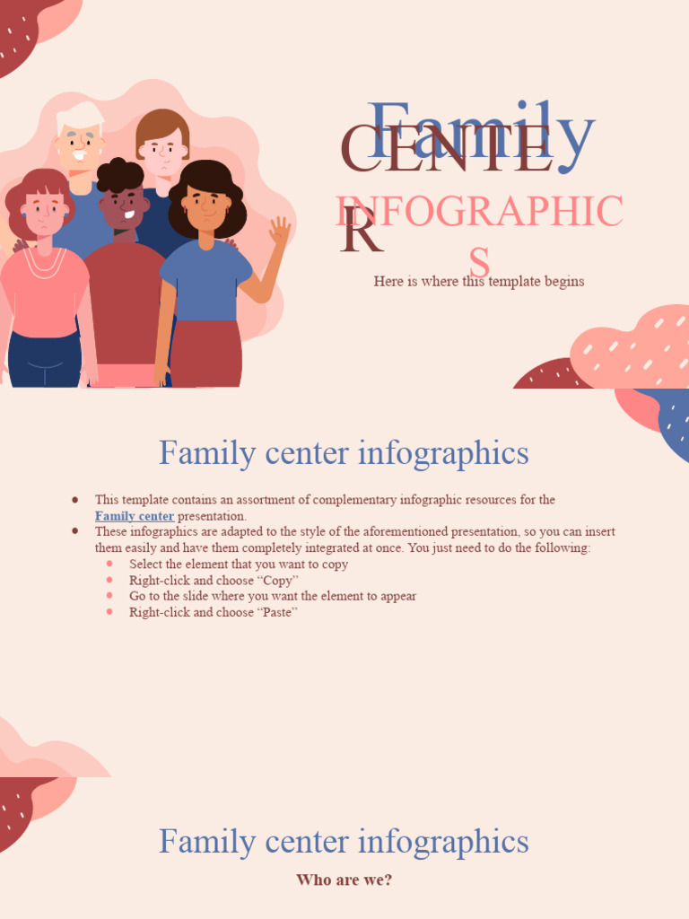 Family Center Infographics by Slidesgo | PDF