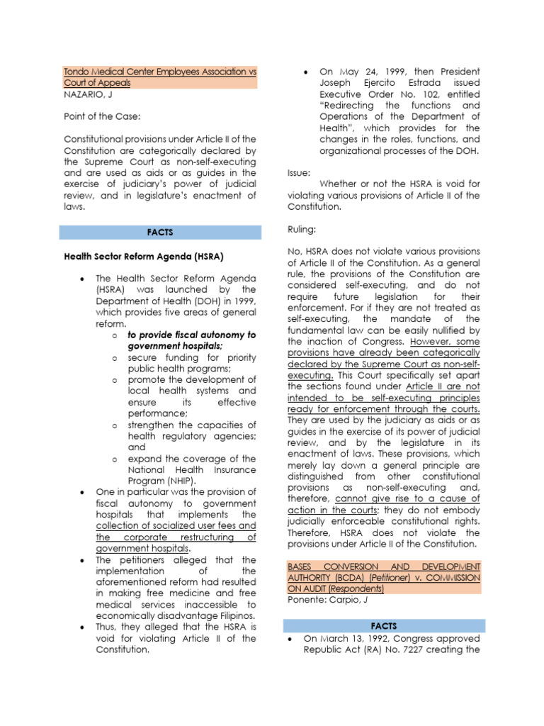 Art 2 of 1987 Constitution Case Digest | PDF