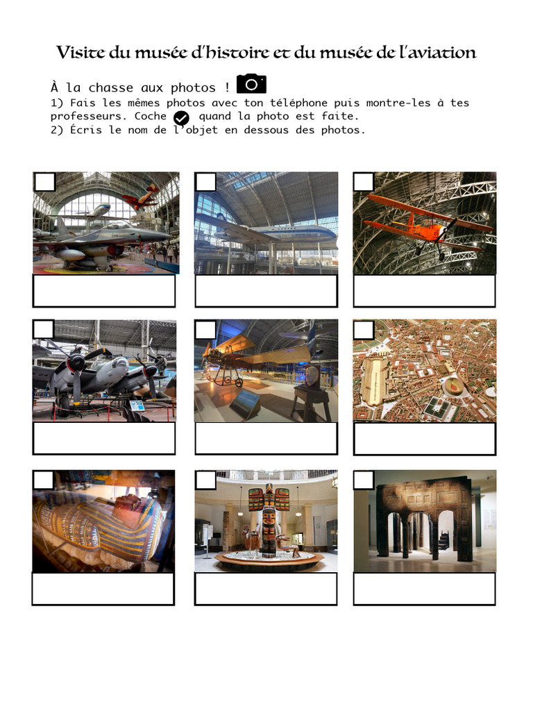 Questionnaire musée histoire | PDF