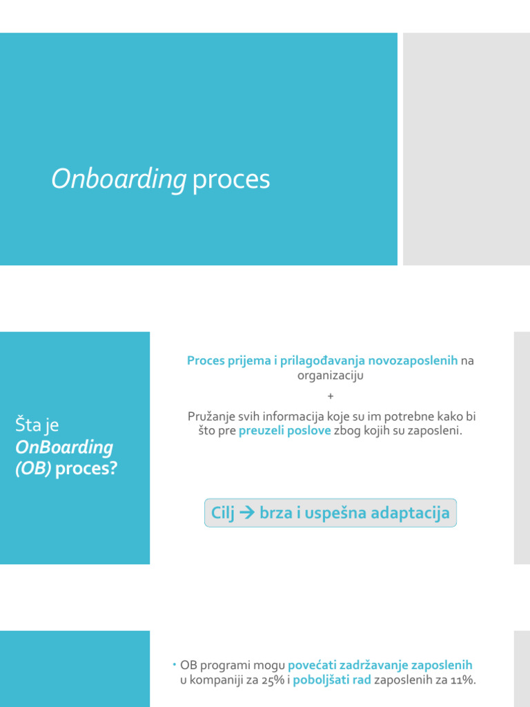 Onboarding Proces | PDF