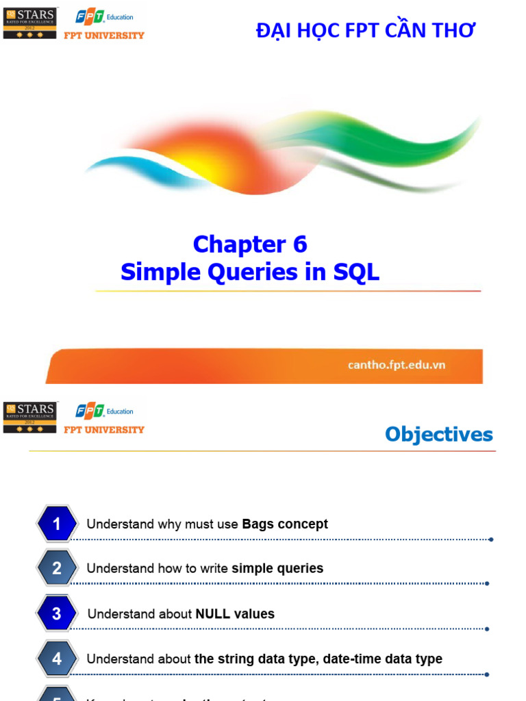 9.1 - Chapter 6 - Simple Queries in SQL | PDF