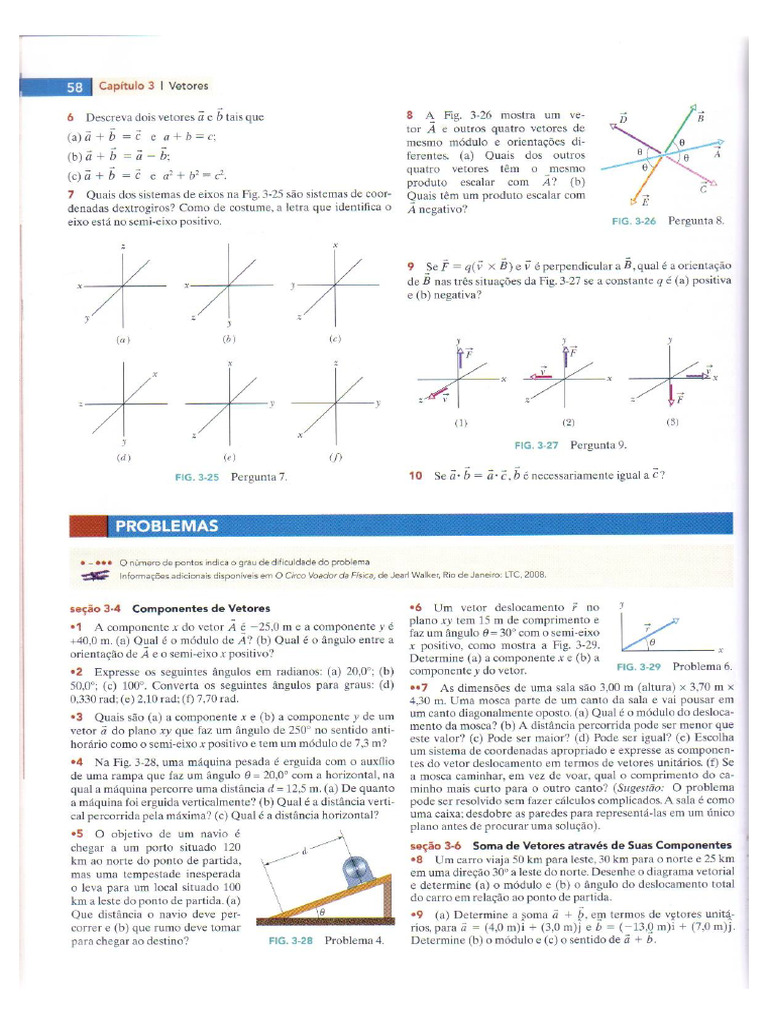 Cap 3 Halliday | PDF