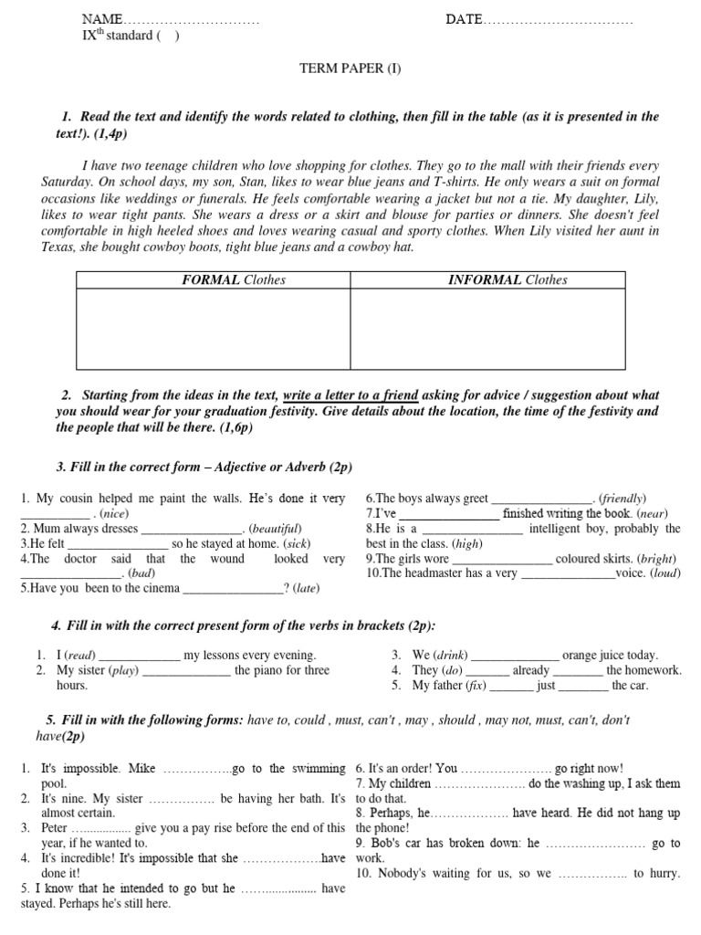 Term Paper 9th Semi | PDF