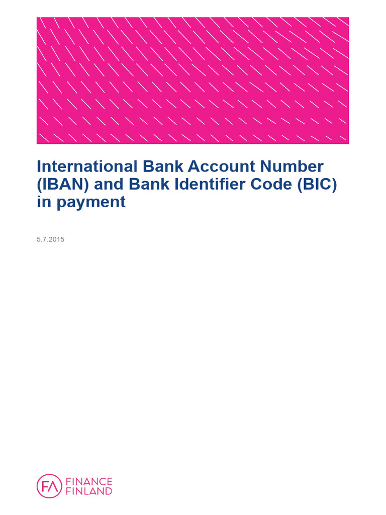 IBAN and BIC in Payments 1 | PDF