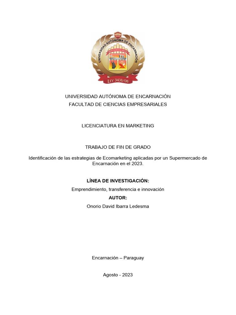 Onorio Ibarra TFG Final | PDF