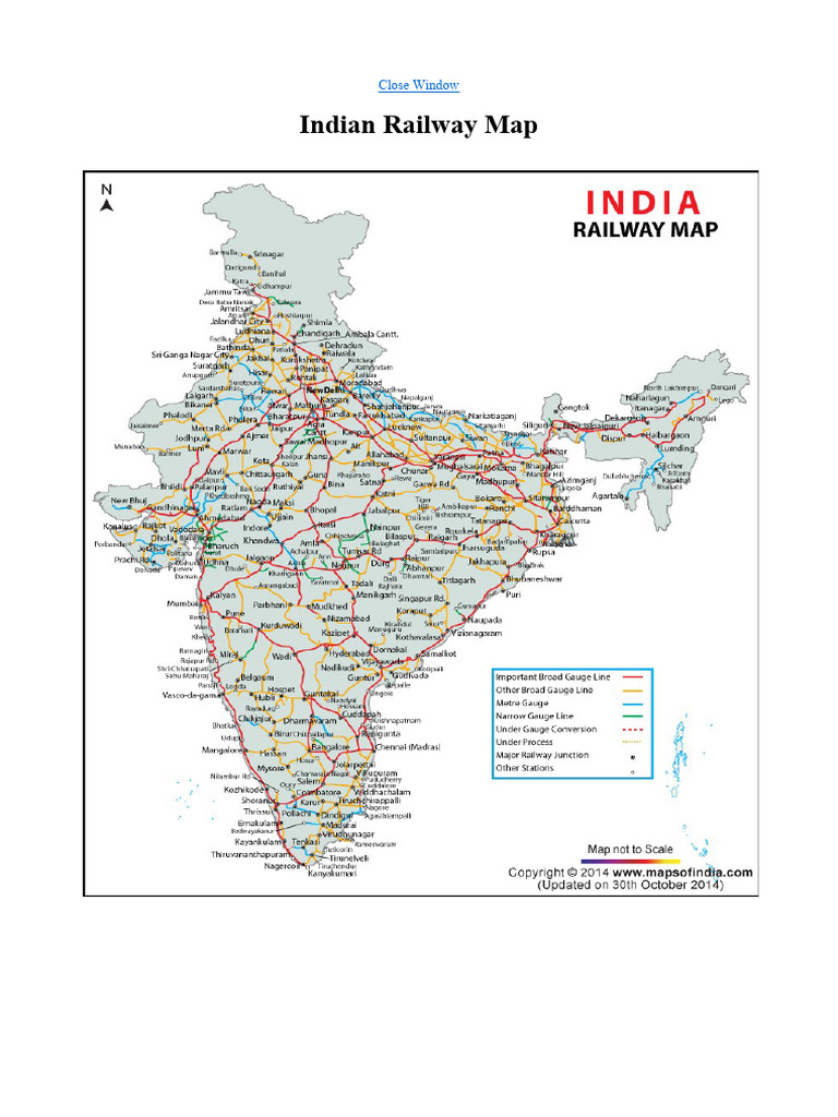 Railway Map | PDF