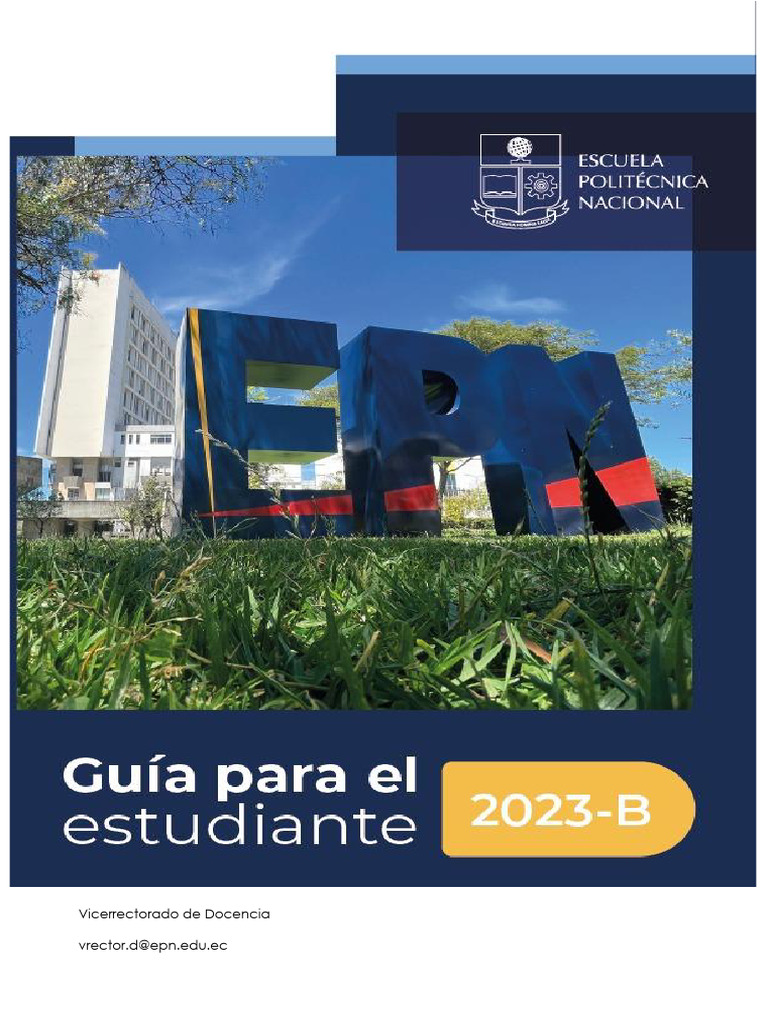 Guía para El Estudiante 2023B | PDF | Ingeniería | Tarjeta de crédito