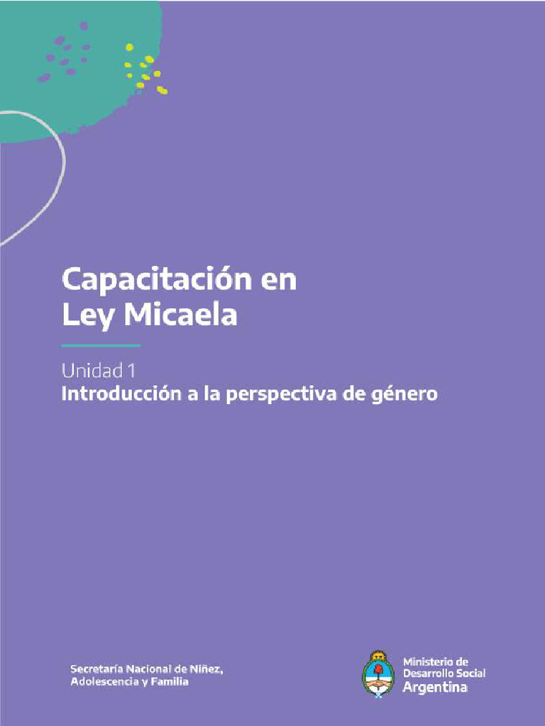 UNIDAD-1-Ley-Micaela FINAL | PDF