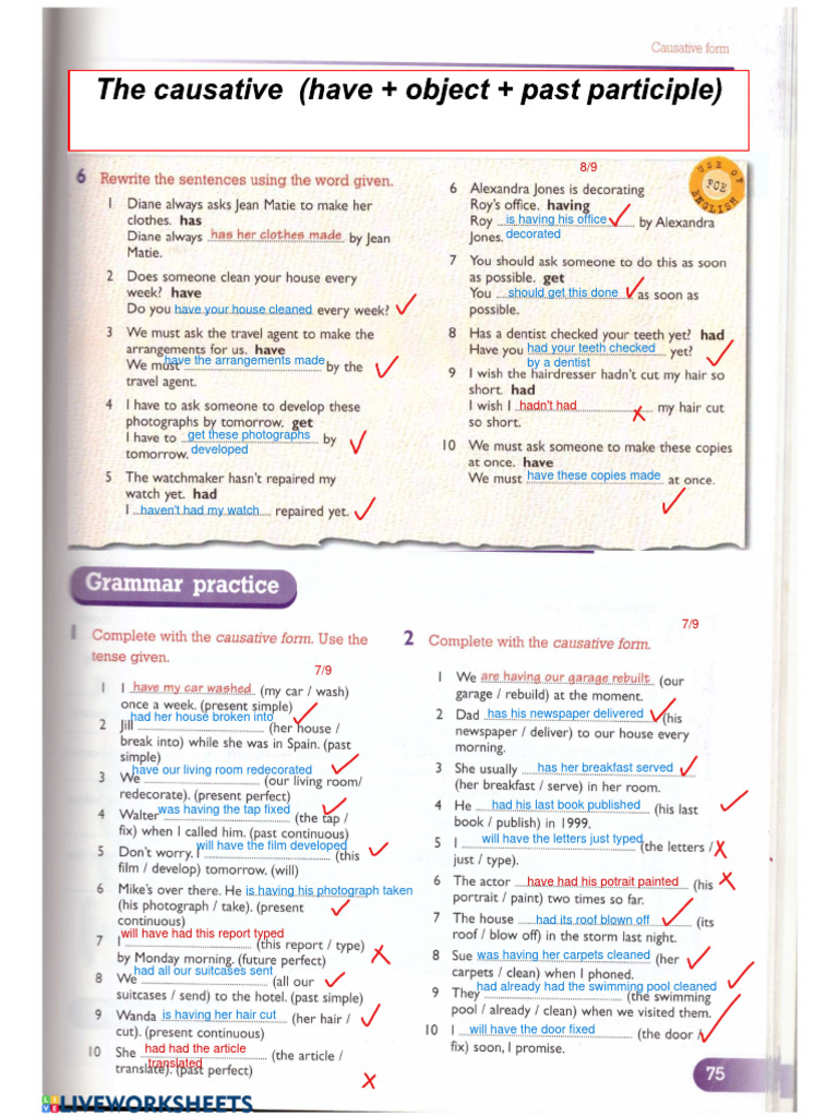 Passive Causative 1 | PDF