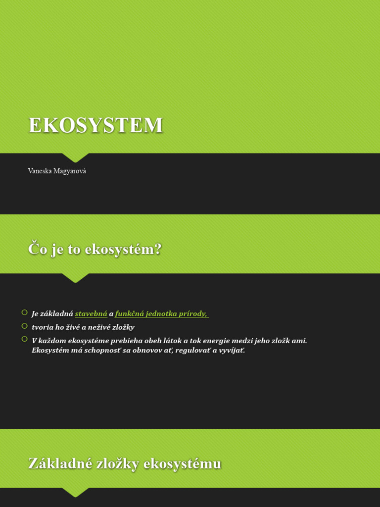 Ekosystem 19.6.2023 | PDF