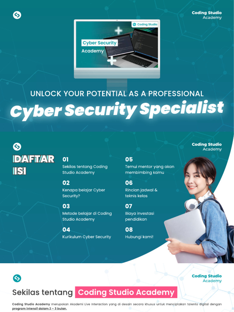 Coding Studio - Cyber SecurityAcademy | PDF