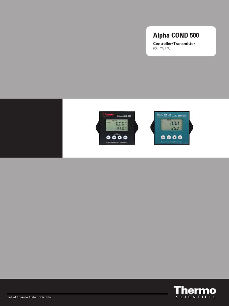 Alpha COND500 Manual | PDF | Science & Mathematics | Technology ...