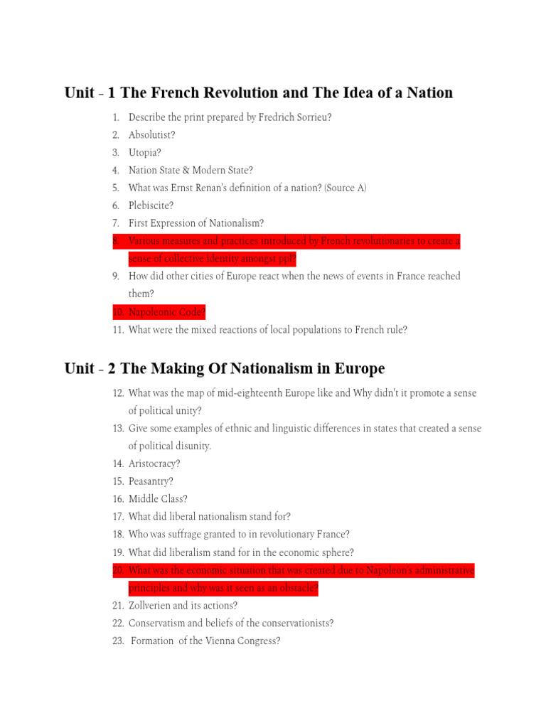 Understanding Nationalism and Revolution | PDF | Nationalism | French ...