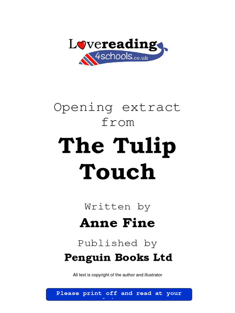 tulip touch extract and cover | PDF