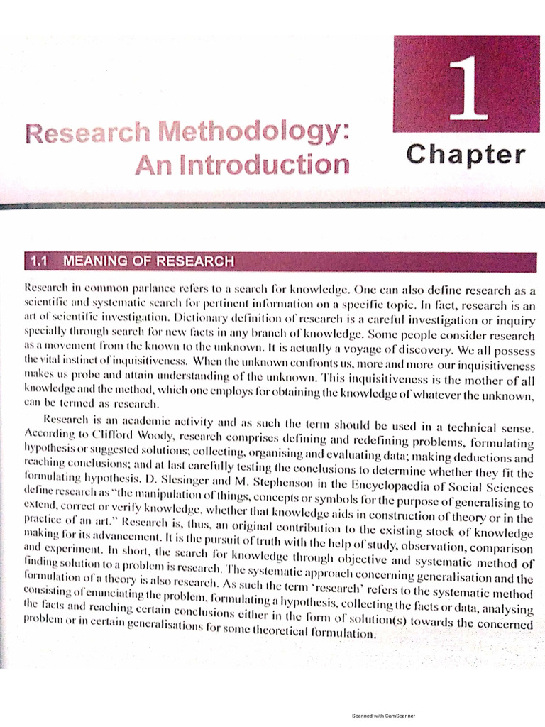 BBA Department 3rd Year 5th Semester Research Methodology Hand Material ...