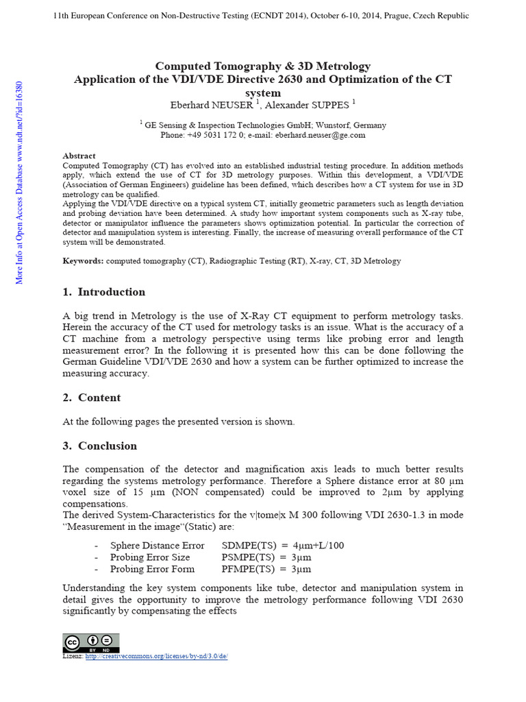 93 Neuser | PDF | Ct Scan | Calibration