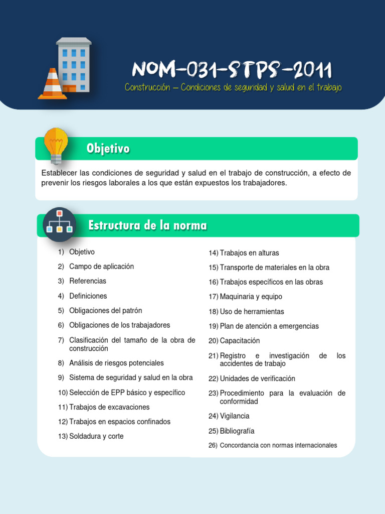 Nom 031 STPS 2011 | PDF