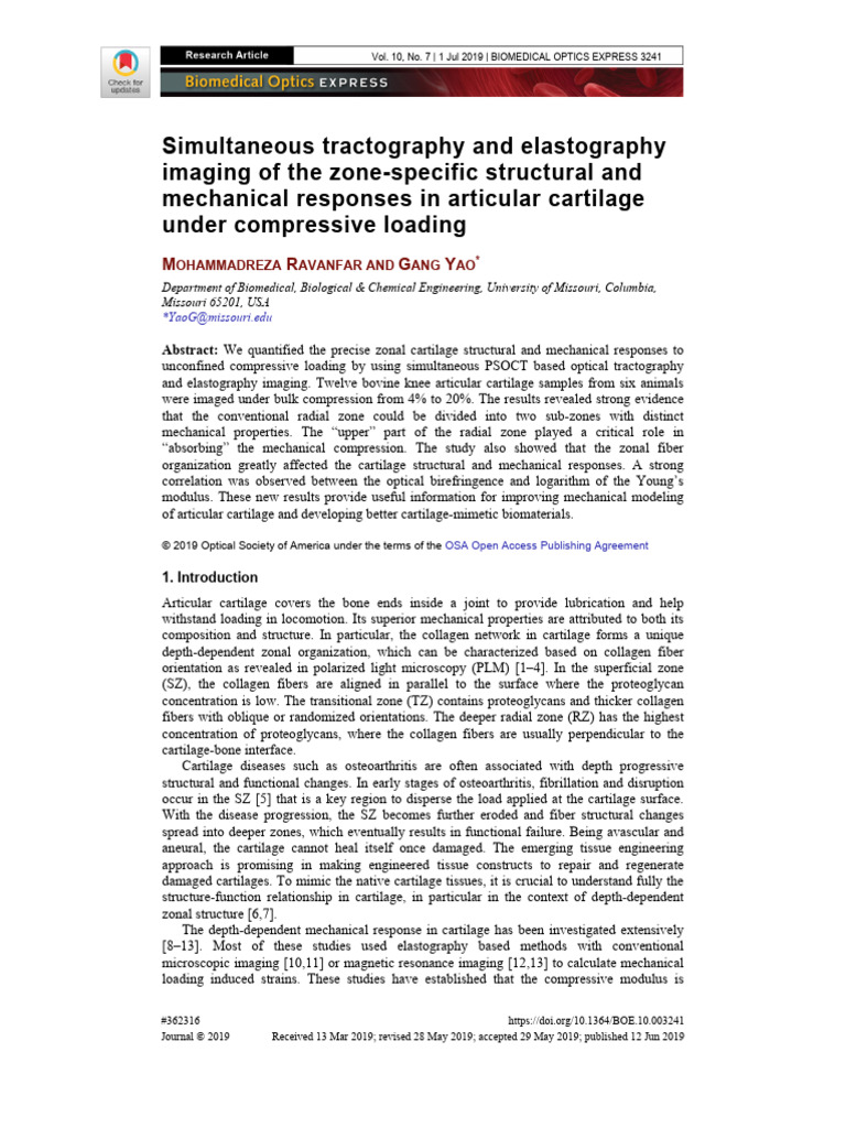 Simultaneous Tractography And Elastography Imaging Of The Zone Specific
