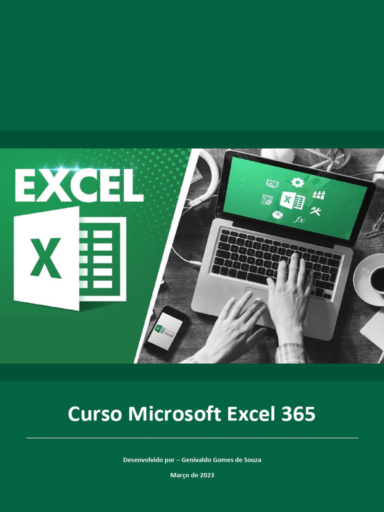 Manual Curso Excel Office 365 | PDF | Microsoft Excel | Botão Ctrl