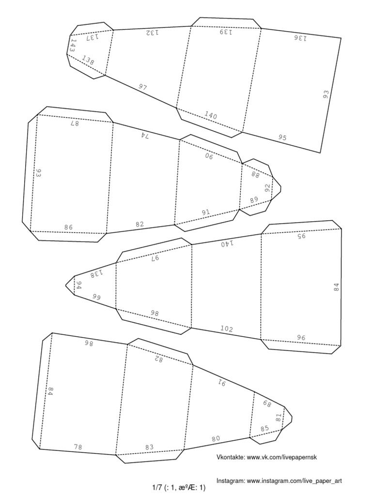 (PaperzoneVN - Com) - Eggs On Pedestal Low Poly Papercraft | PDF