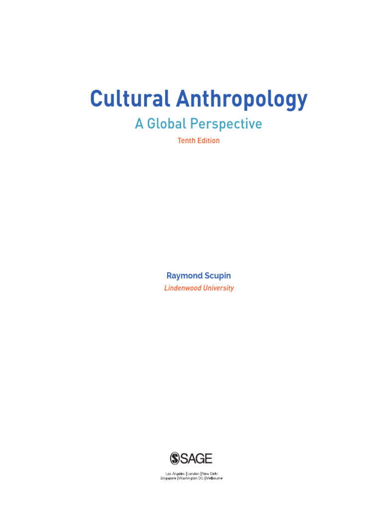 Cultural Anthropology A Global Perspecti | PDF