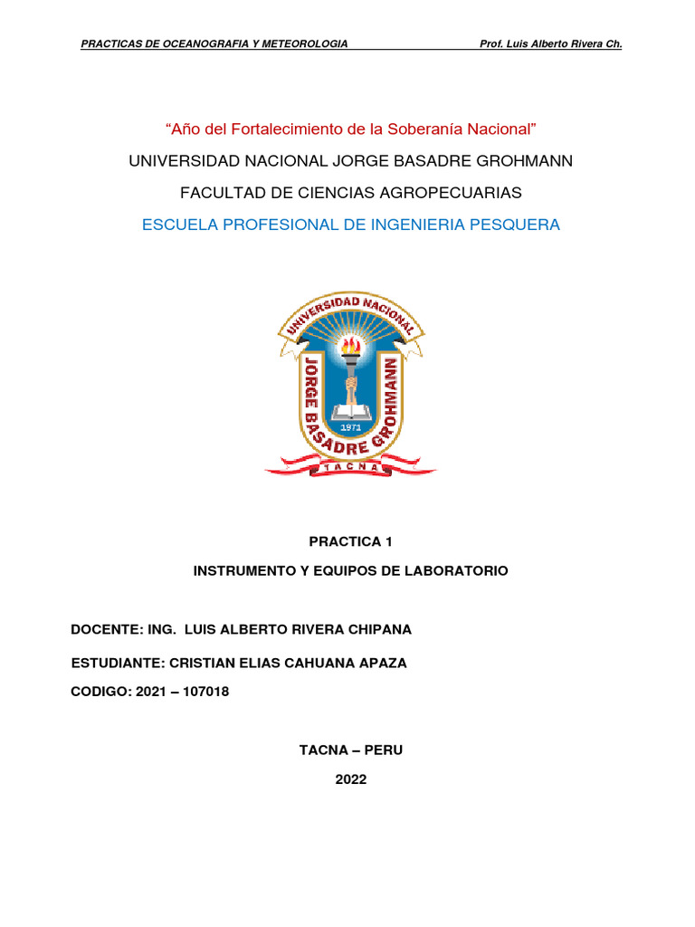 Instrumentos de Oceanografia | PDF