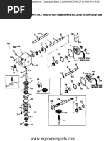 Peerless 2300 Transaxle Parts List | PDF | Axle | Gear