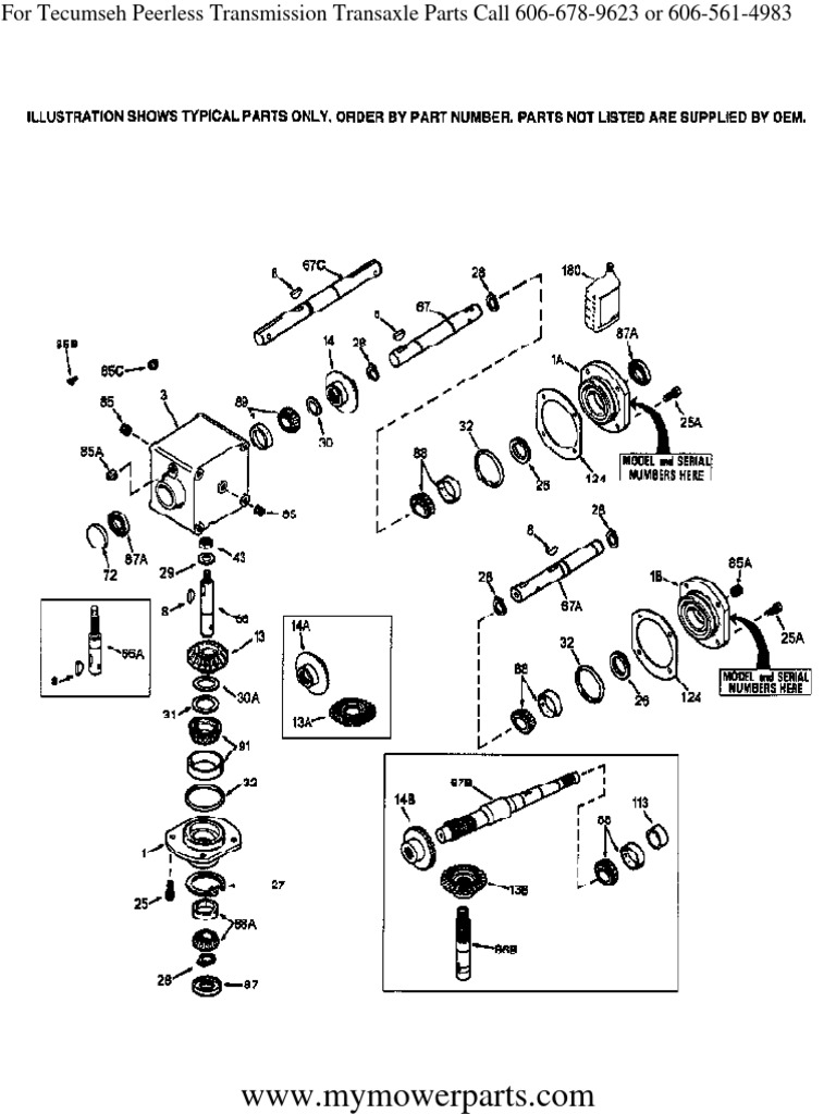 1100-1100-026 Page 1 of 2 Peerless | PDF | Manual Transmission | Gear
